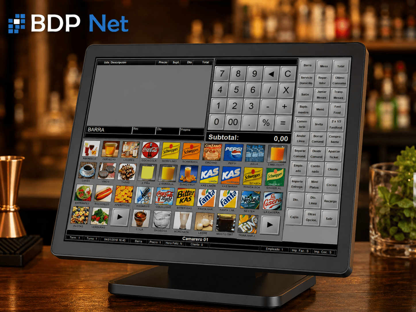 BDP Alicante: software TPV BDP Net, BDP Lite y BDP One